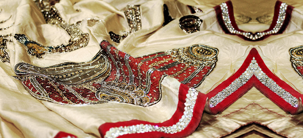 Embroidery - traditional adornment transforming ordinary fabrics into