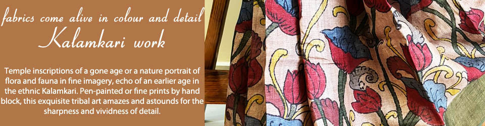 Kalamkari Printed Saree – Timeless Artistry in Every Drape