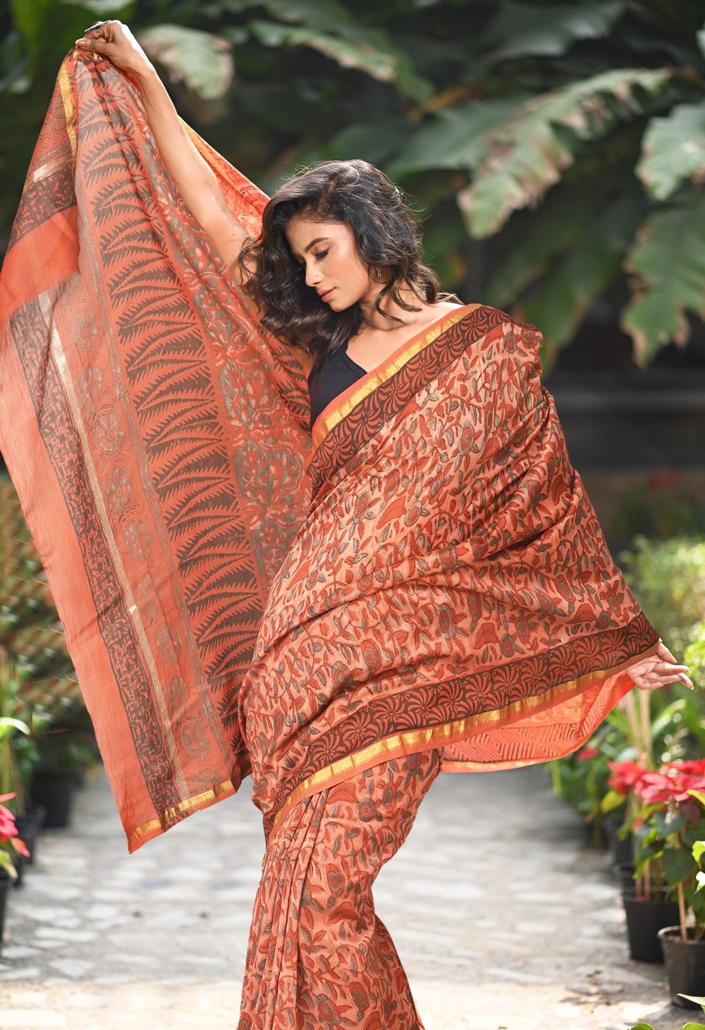 Chanderi Sarees – Buy ULTIMATE Chanderi Saree Online |Unnati Silks